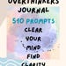 Overthinkers Journal: Guided Prompts for Personal Growth, Mindfulness ...