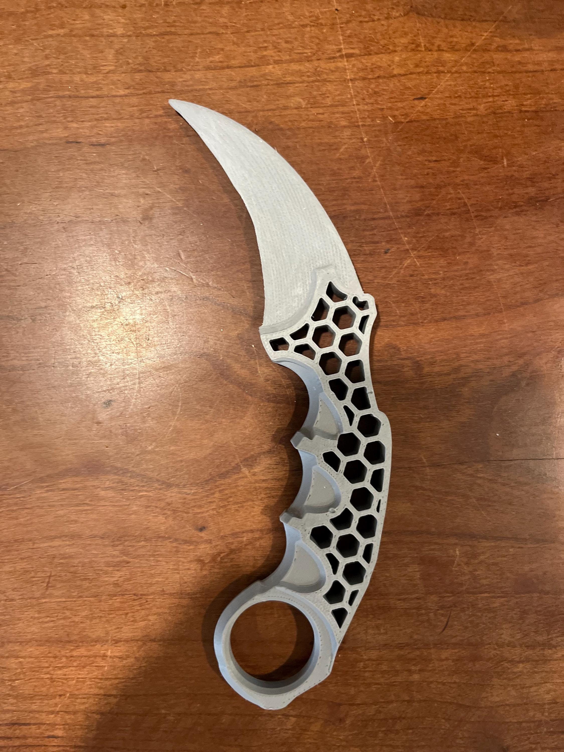3D Printed Karamabit Knife - Etsy