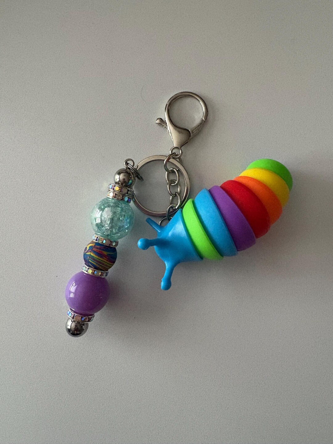Fidget Keychain (snail) - Etsy