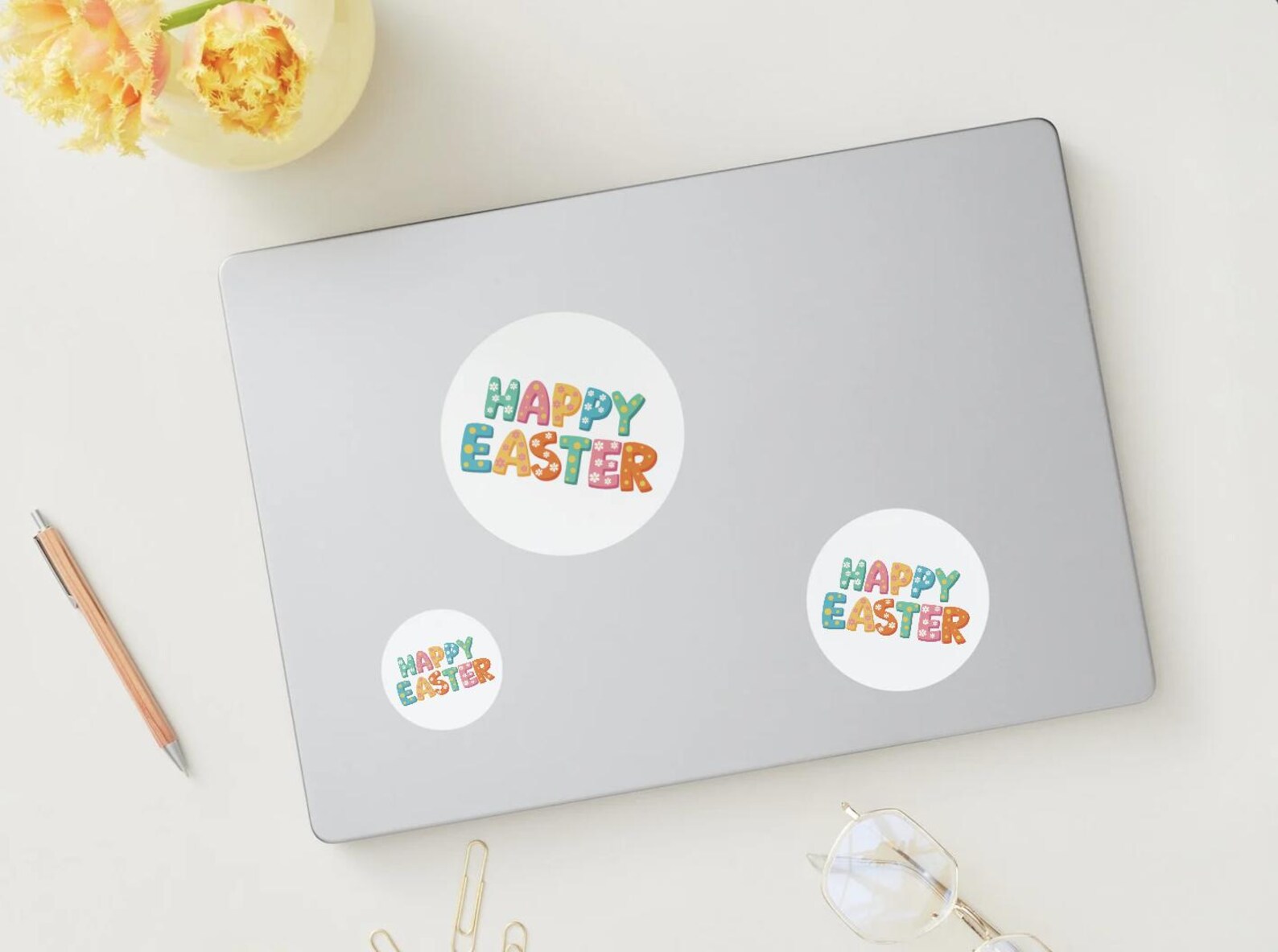 Happy Easter Sticker Png - Etsy