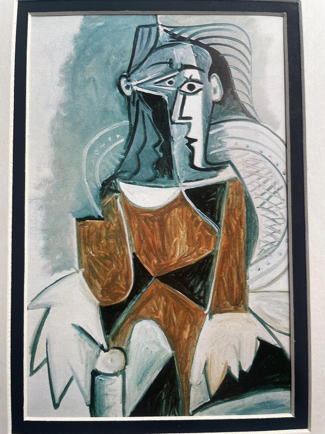 Original 1964 Picasso Image: Seated Woman - Etsy Canada