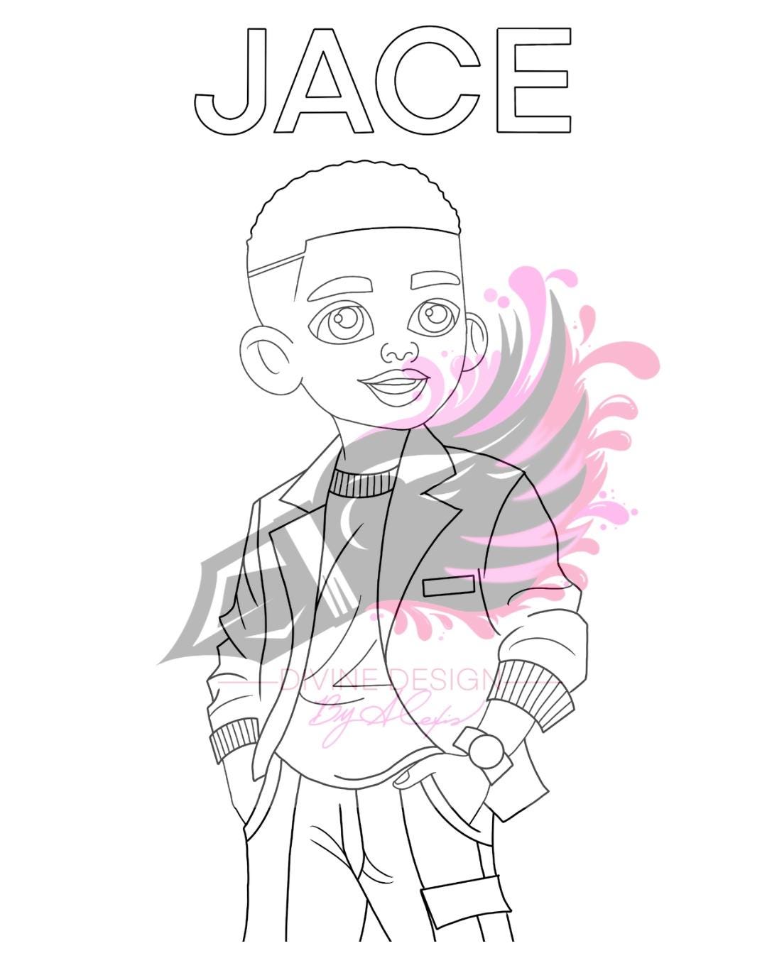Jace Coloring Page | Kids Coloring Page | Printable Coloring Pages for ...