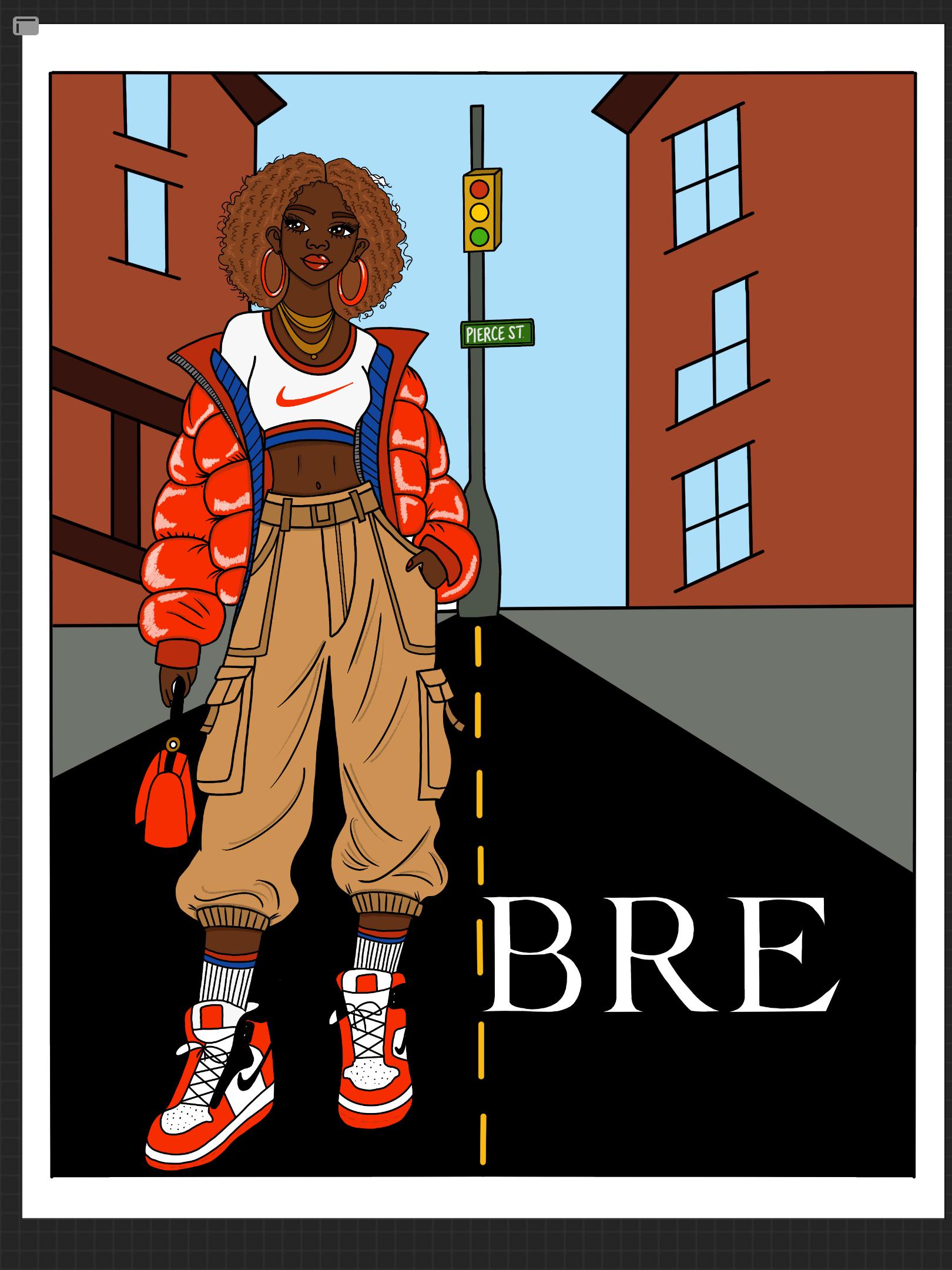 Bre Coloring Page | Adult Coloring Page - Etsy