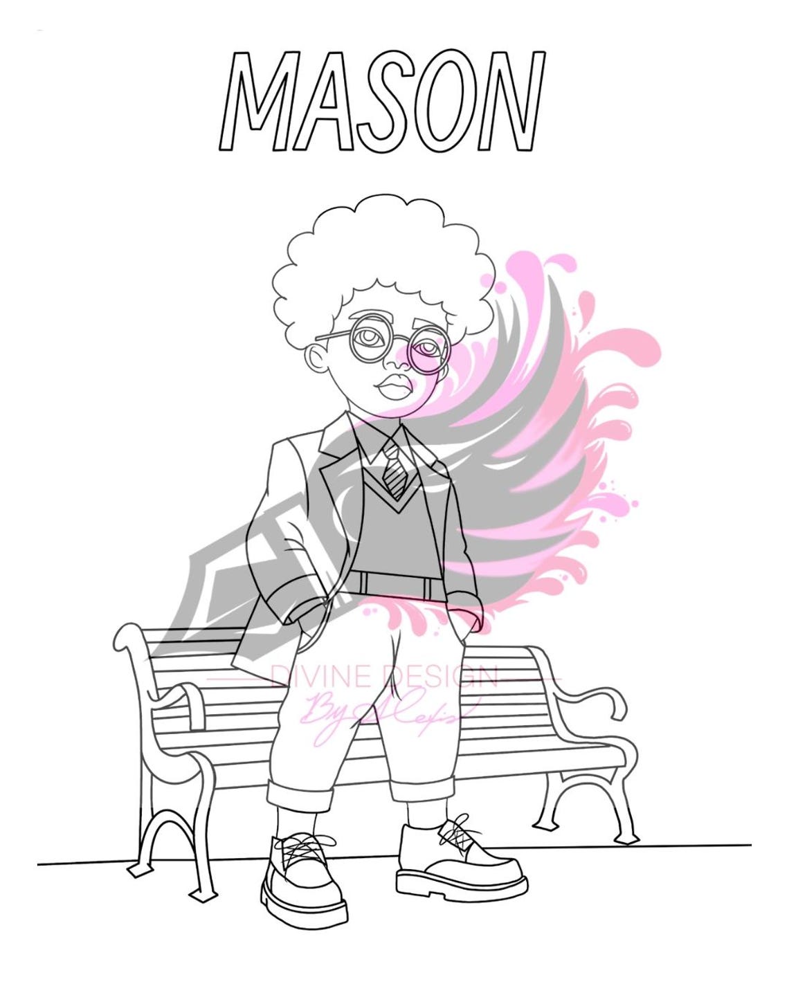 Mason Coloring Page | Kids Coloring Page | Printable Coloring Pages for ...