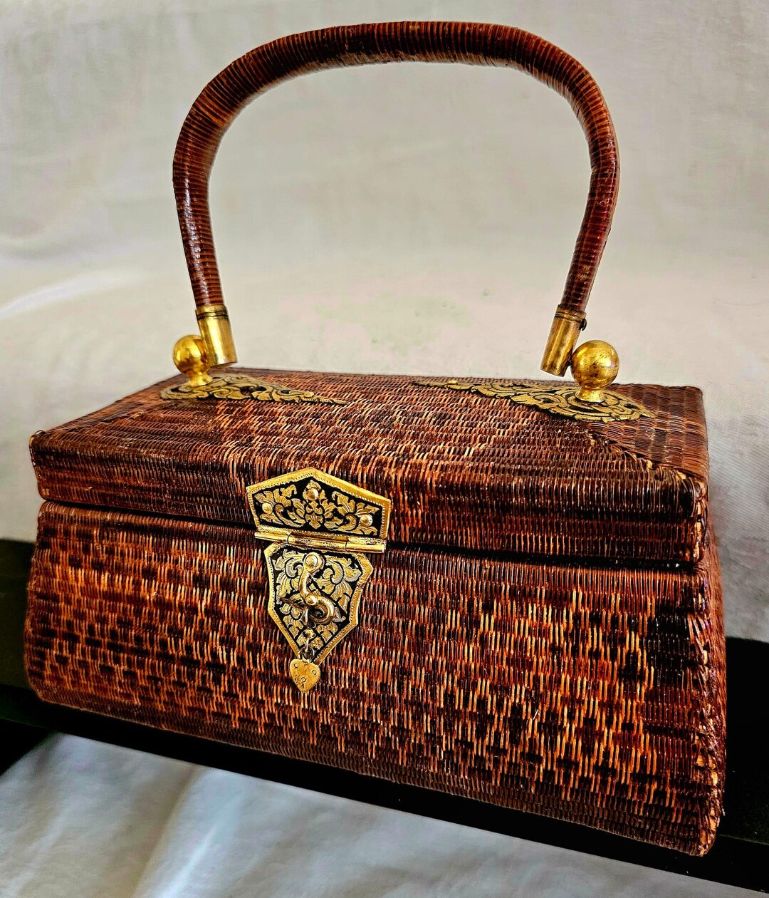 Vintage-collectible Thai Yan Liphao Hand Woven Hand Purse 01-17 - Etsy