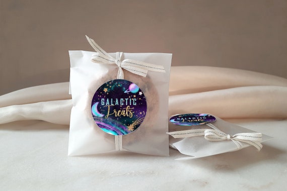 PRINTABLE Galaxy 3" Inch Favor Circles | Use as Stickers or Tags ...