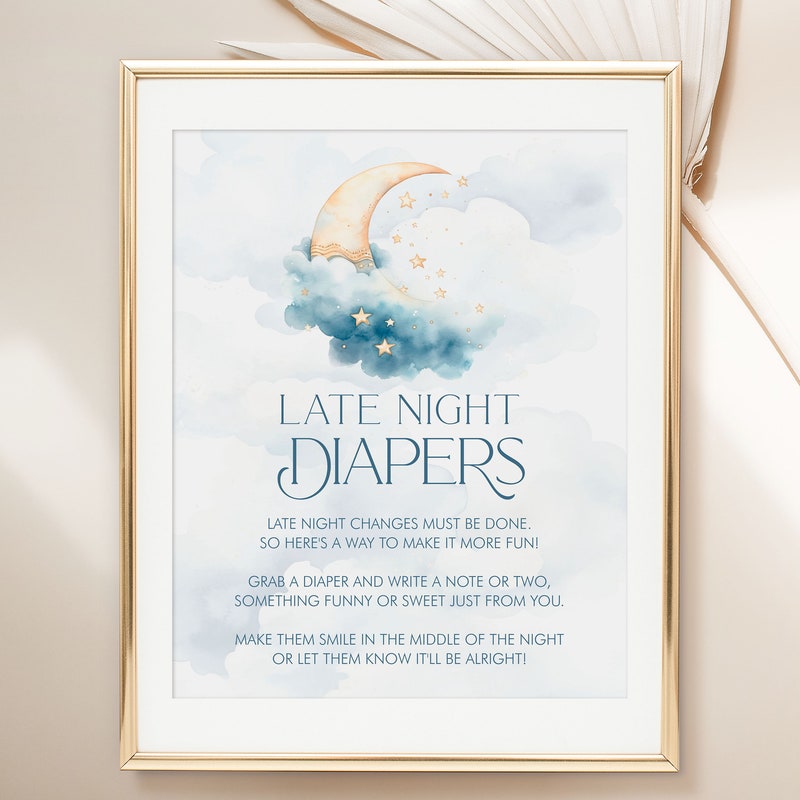 Late Night Diapers Sign - Etsy