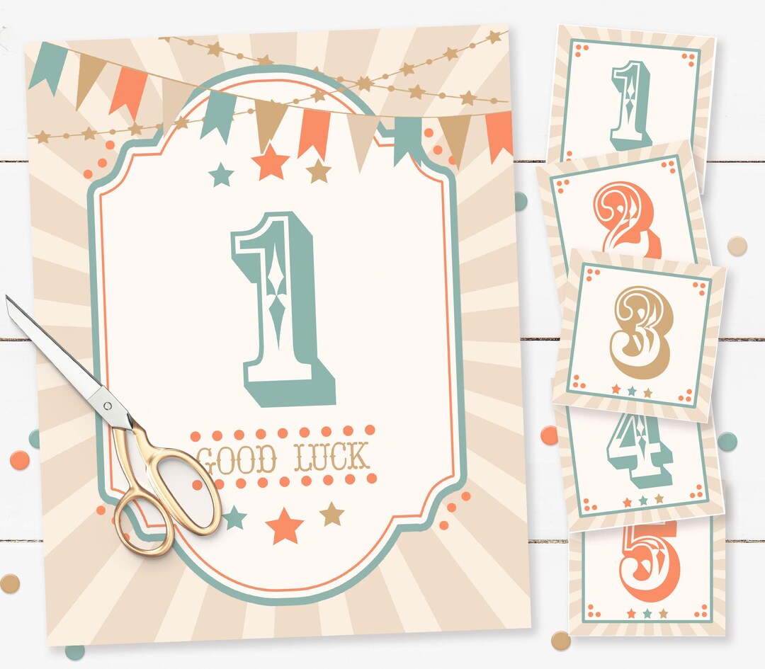 PRINTABLE Boho Circus/carnival Cake Walk Game | Fall Birthday | School ...