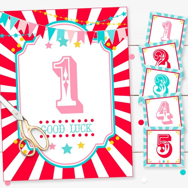 Cake Walk Numbers - Etsy