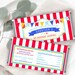 PRINTABLE Red & Pink Circus/carnival Cake Walk Game Red Burst Edit Text ...