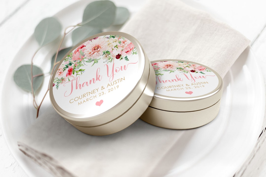 PRINTABLE Pink Floral Round Labels/tags 3 Inch Birthdays Baby/bridal ...