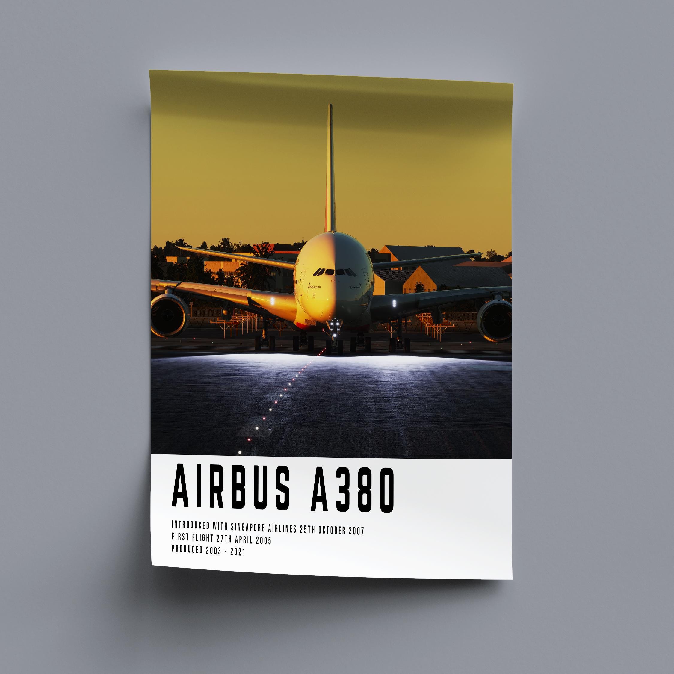 Emirates Airbus A380 Poster Print: Aviation Wall Art - Etsy