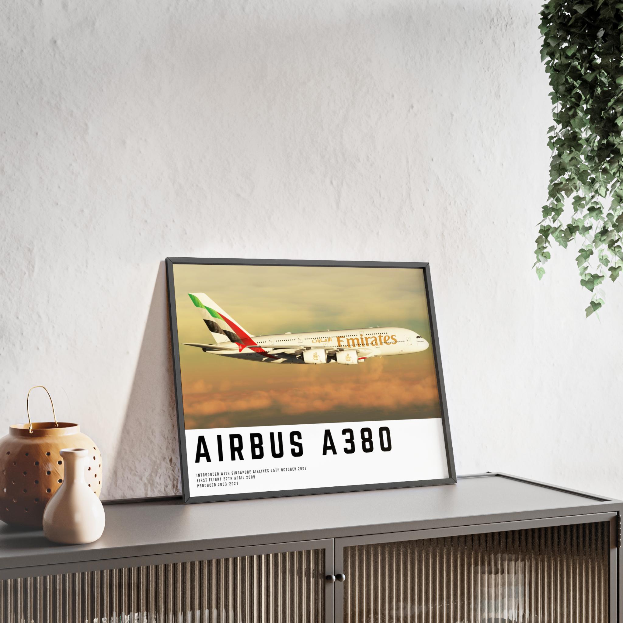 Emirates Airbus A380 Poster Print: Aviation Enthusiast Gift - Etsy