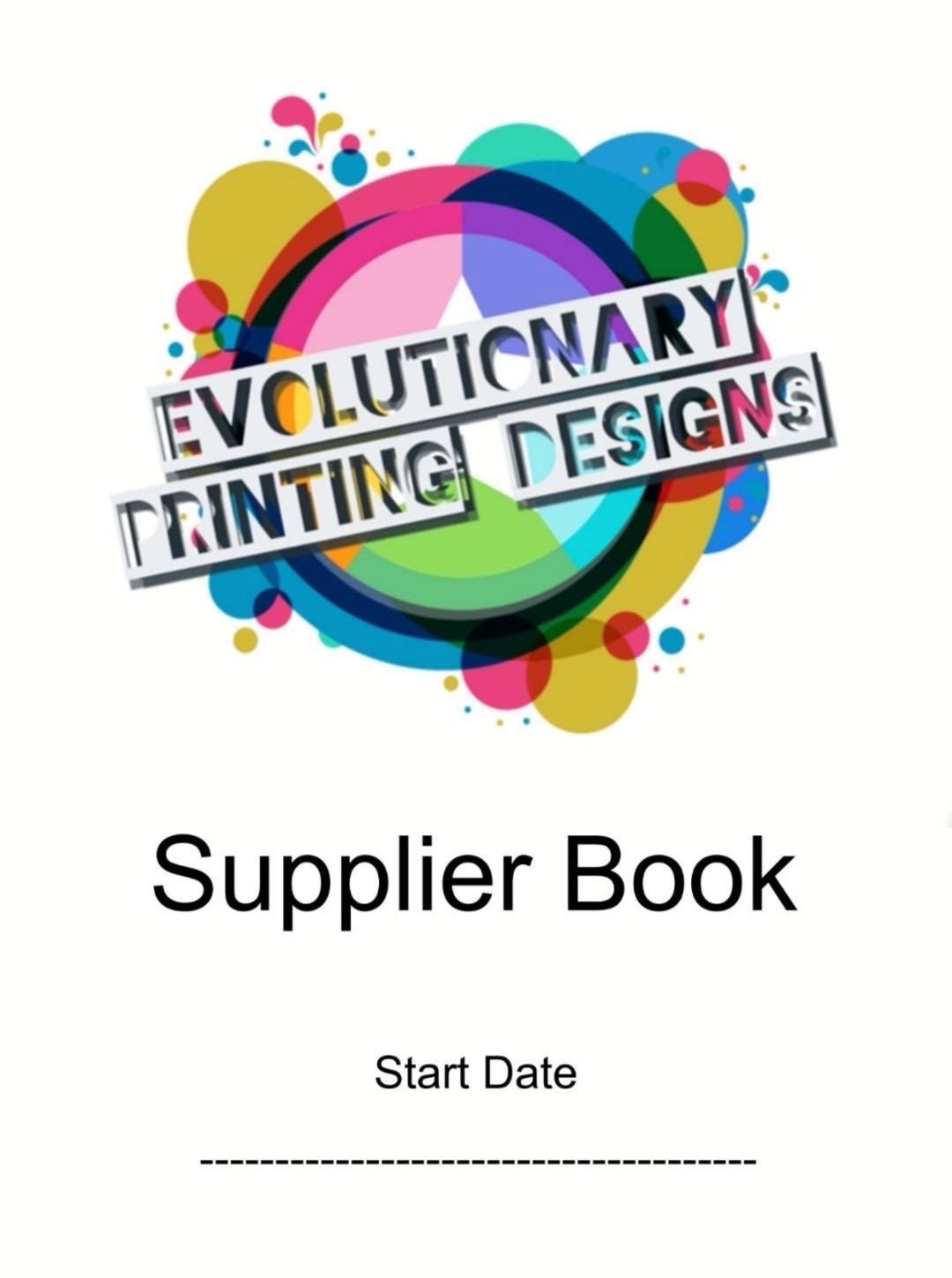 A5 Personalised Supplier Booklet for Small Business Use or Home - Etsy