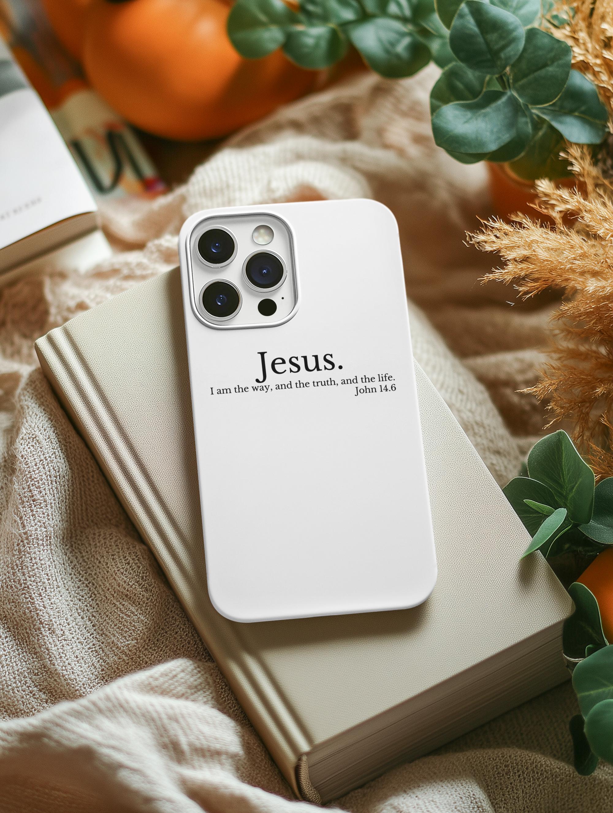 Jesus the Way the Truth the Life Phone Case, Christian, Inspirational ...