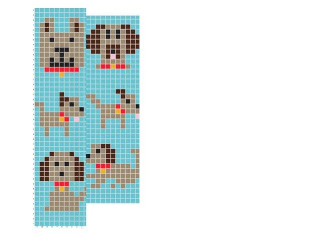 Puppy / Dog C2C Crochet Scarf Pattern - Etsy