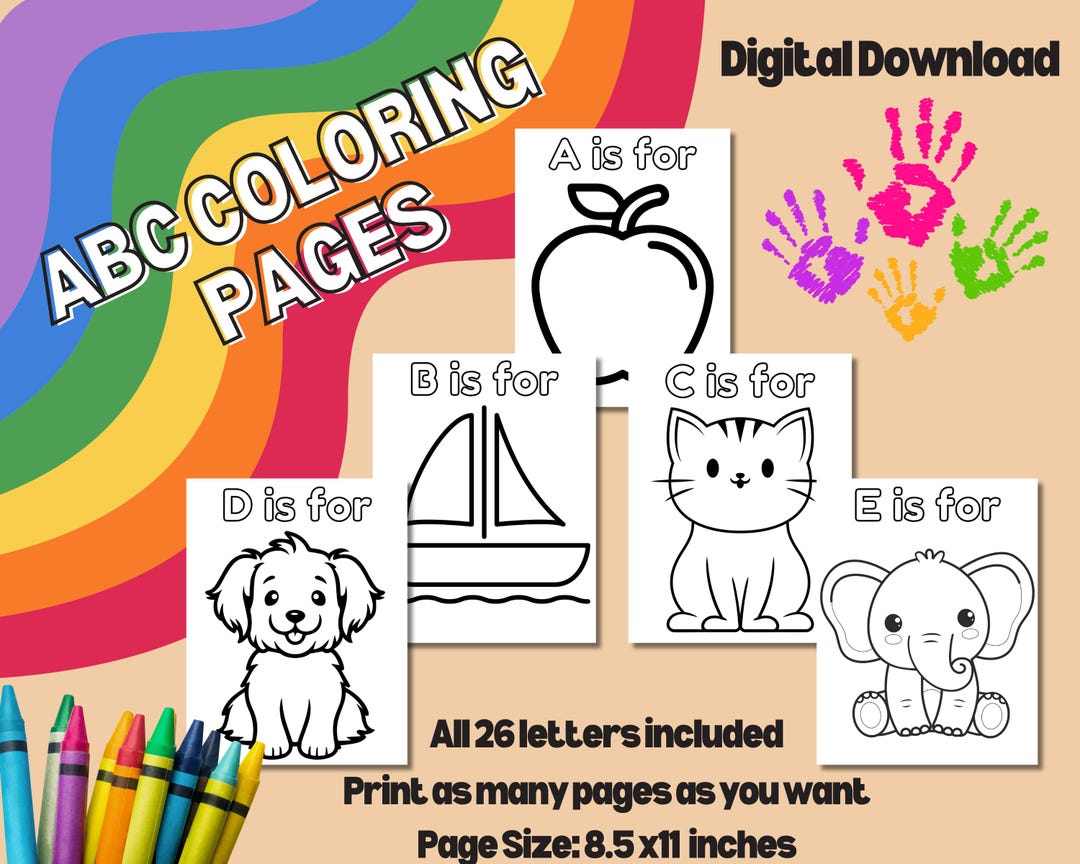Kids Coloring Pages | ABC Coloring Pages | Alphabet Coloring Pages ...