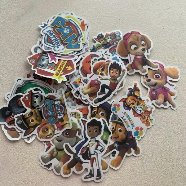 Paw Patrol Stickers - Etsy
