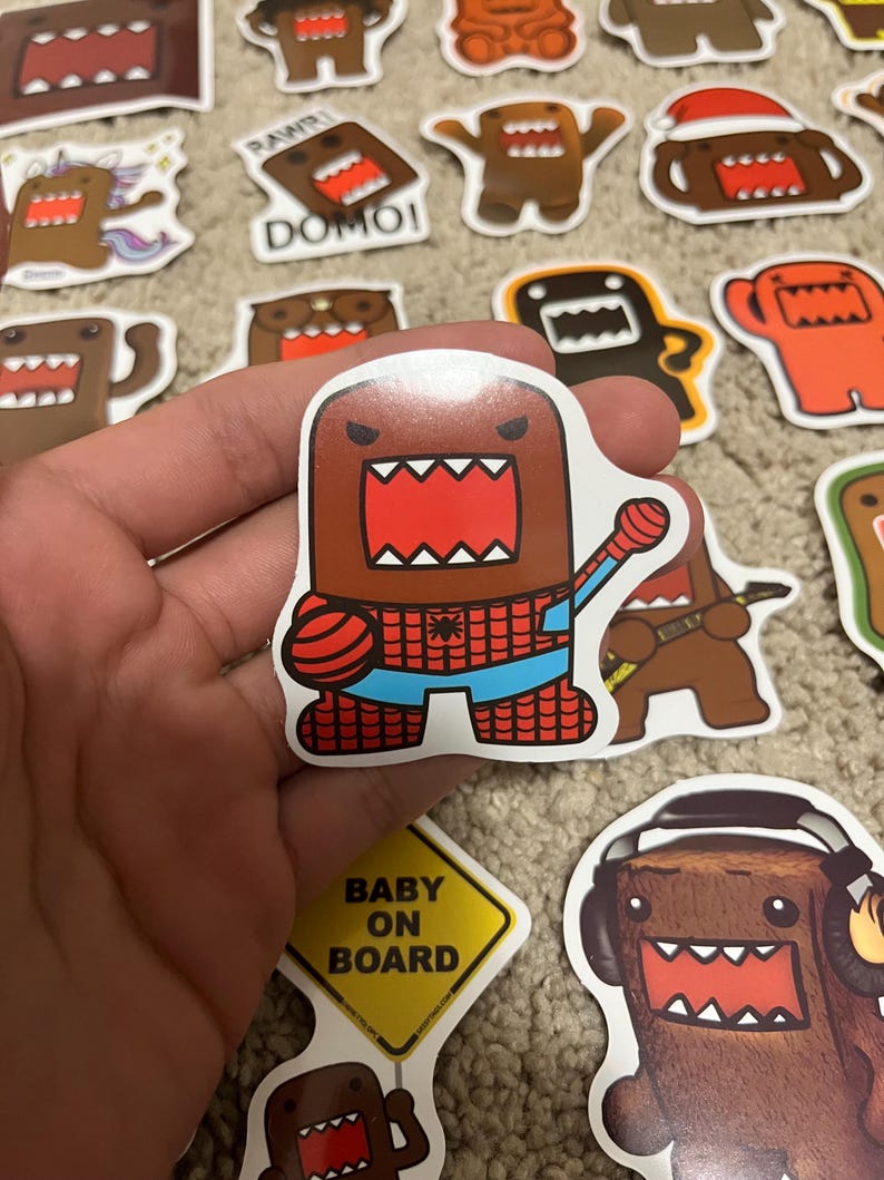Domo Kun Stickers 50-100pcs - Etsy