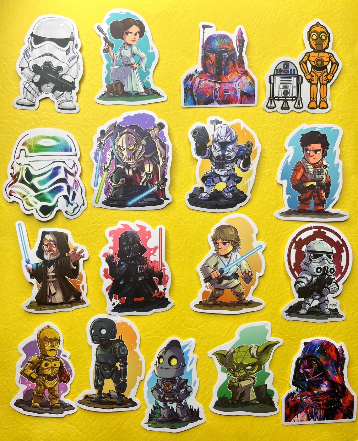 Star Wars Sticker Pack 50pcs - Etsy