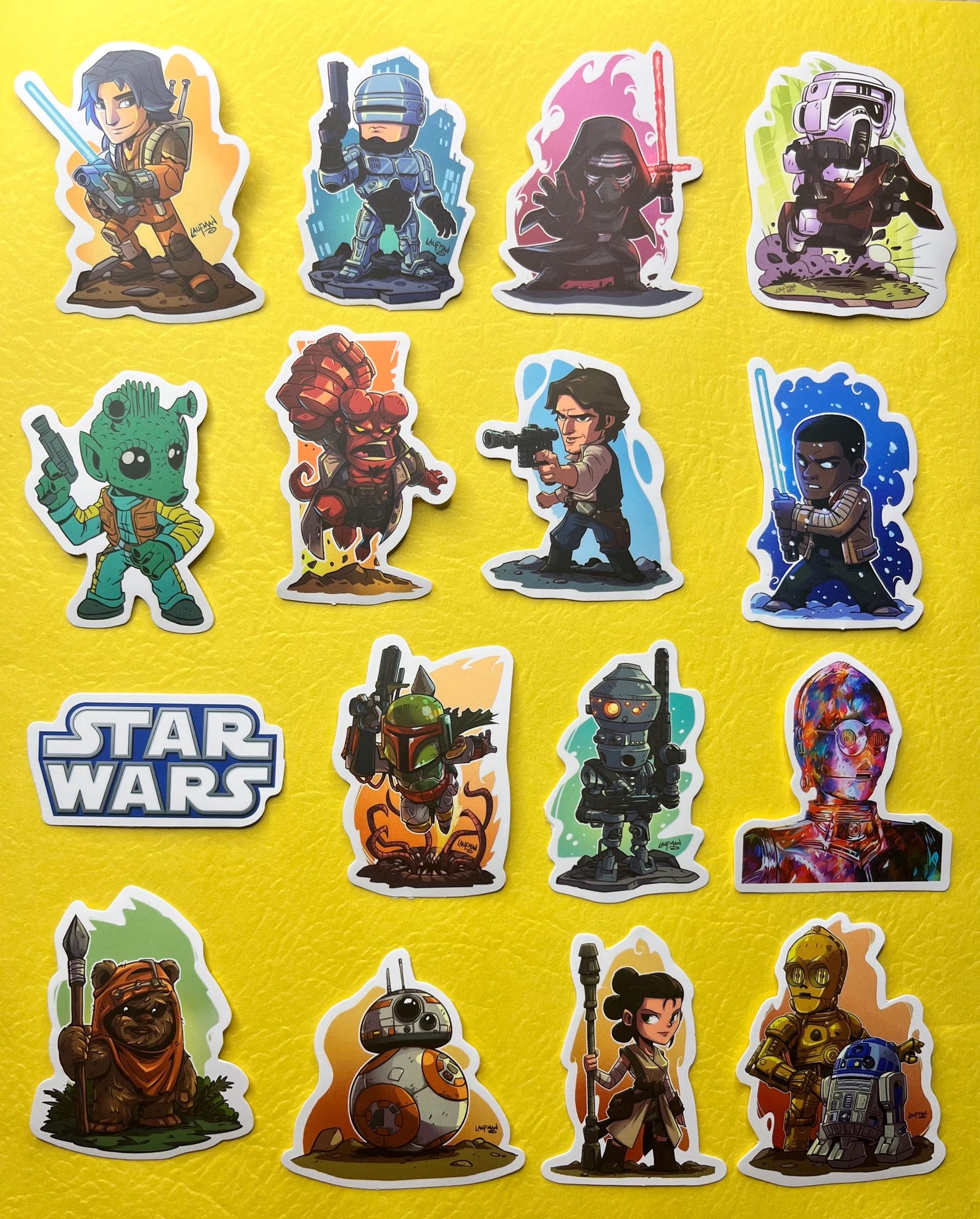 Star Wars Sticker Pack 50pcs - Etsy
