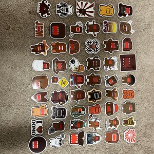 Domo Kun Stickers 50-100pcs - Etsy