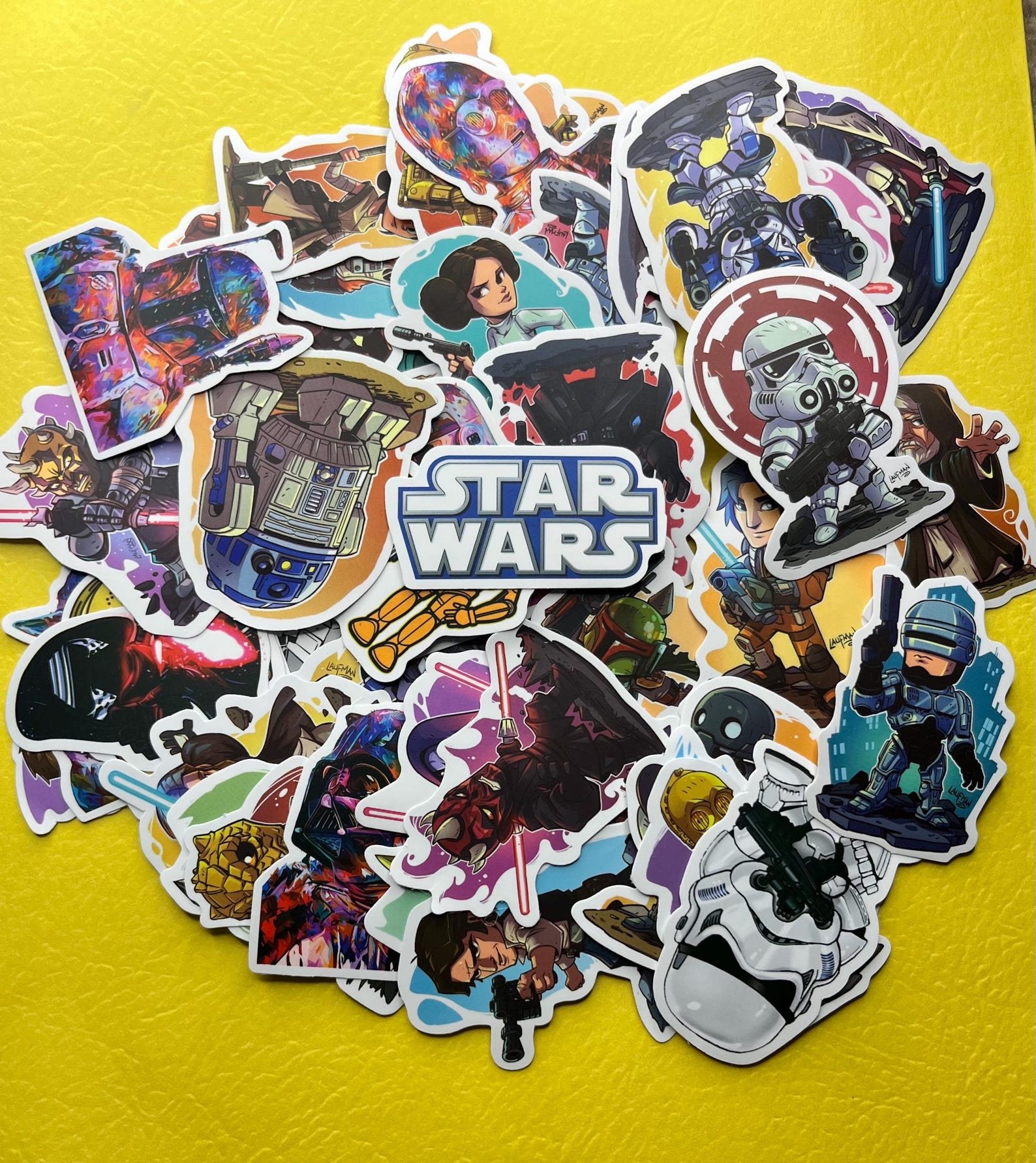 Star Wars Sticker Pack 50pcs - Etsy