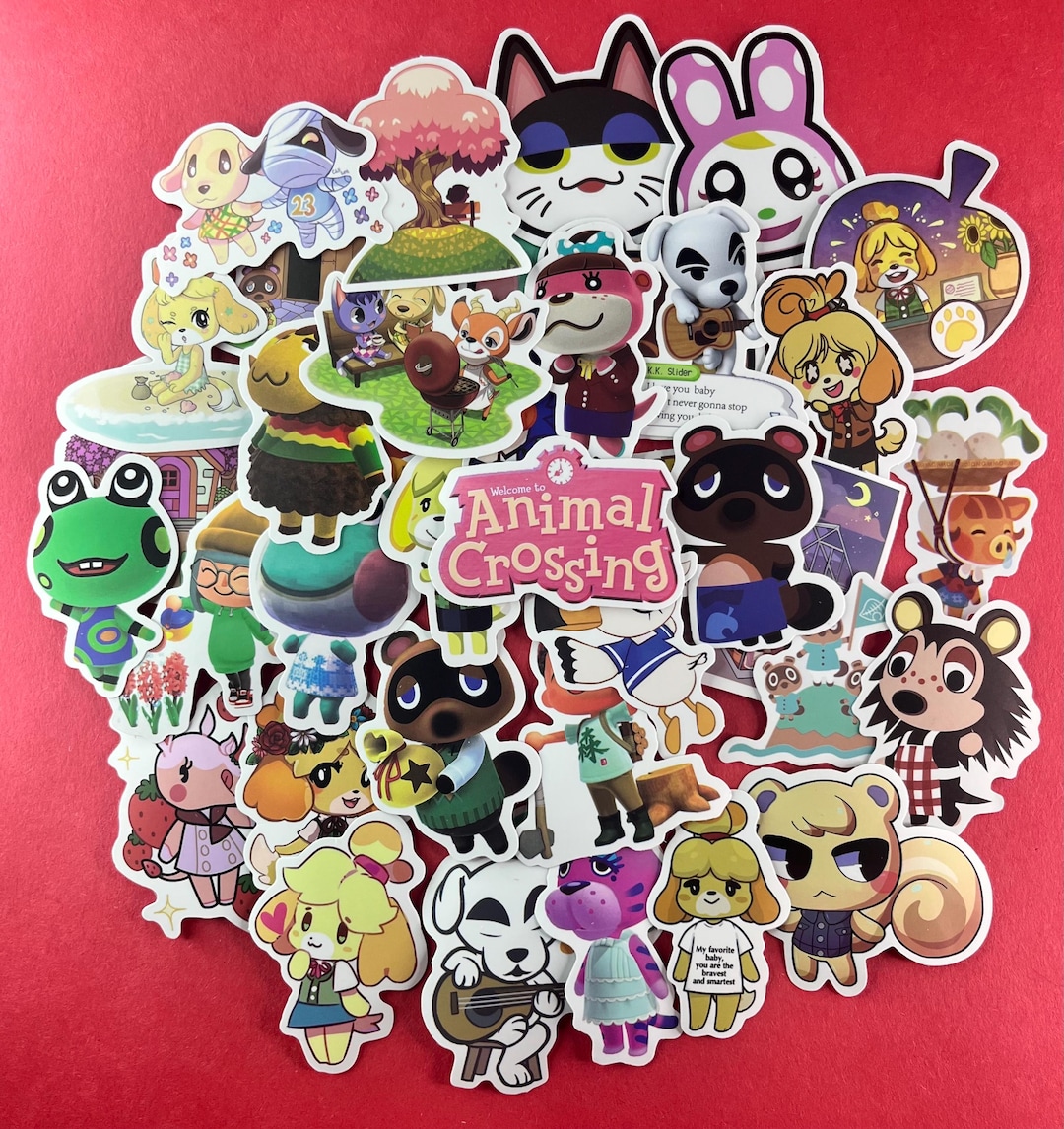 Animal Crossing Stickers Pack 50pcs - Etsy