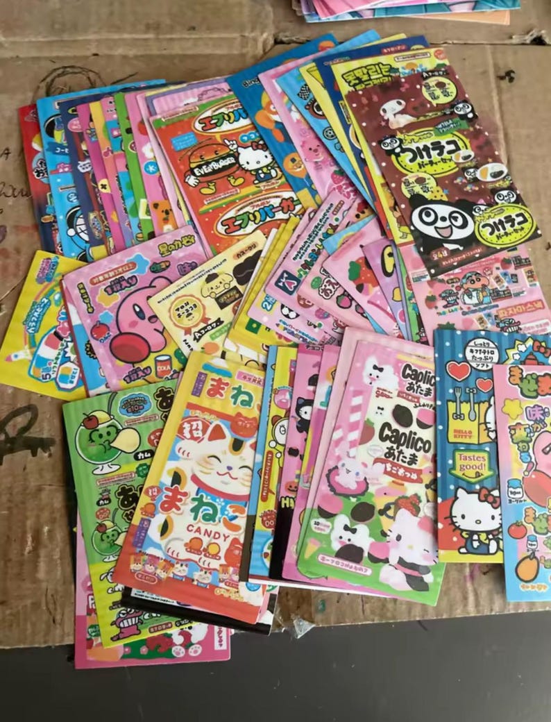 Kawaii Japanese Cartoon Sticker Packs | Cute Anime & Sanrio Style ...