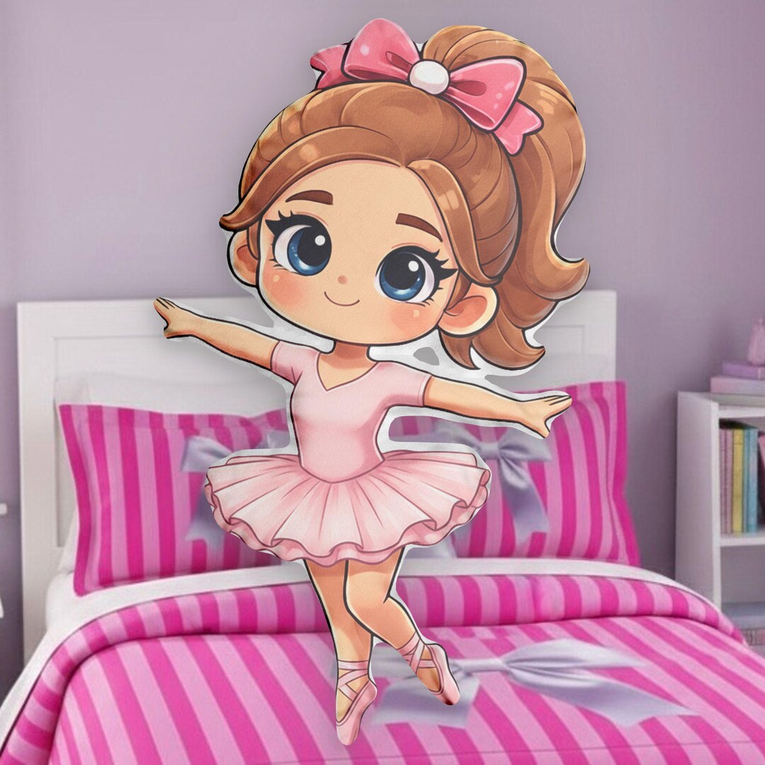 Aloveables Ballerina Ballet Dancer Shaped Pillow Plushie | Christmas ...