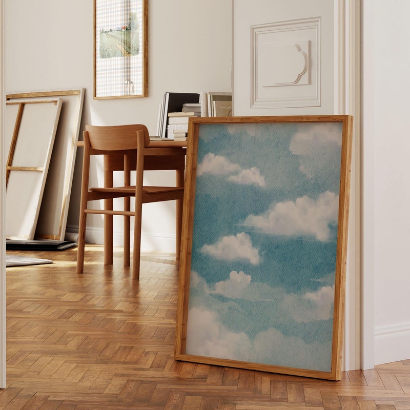 Abstract Clouds Wall Art - Etsy