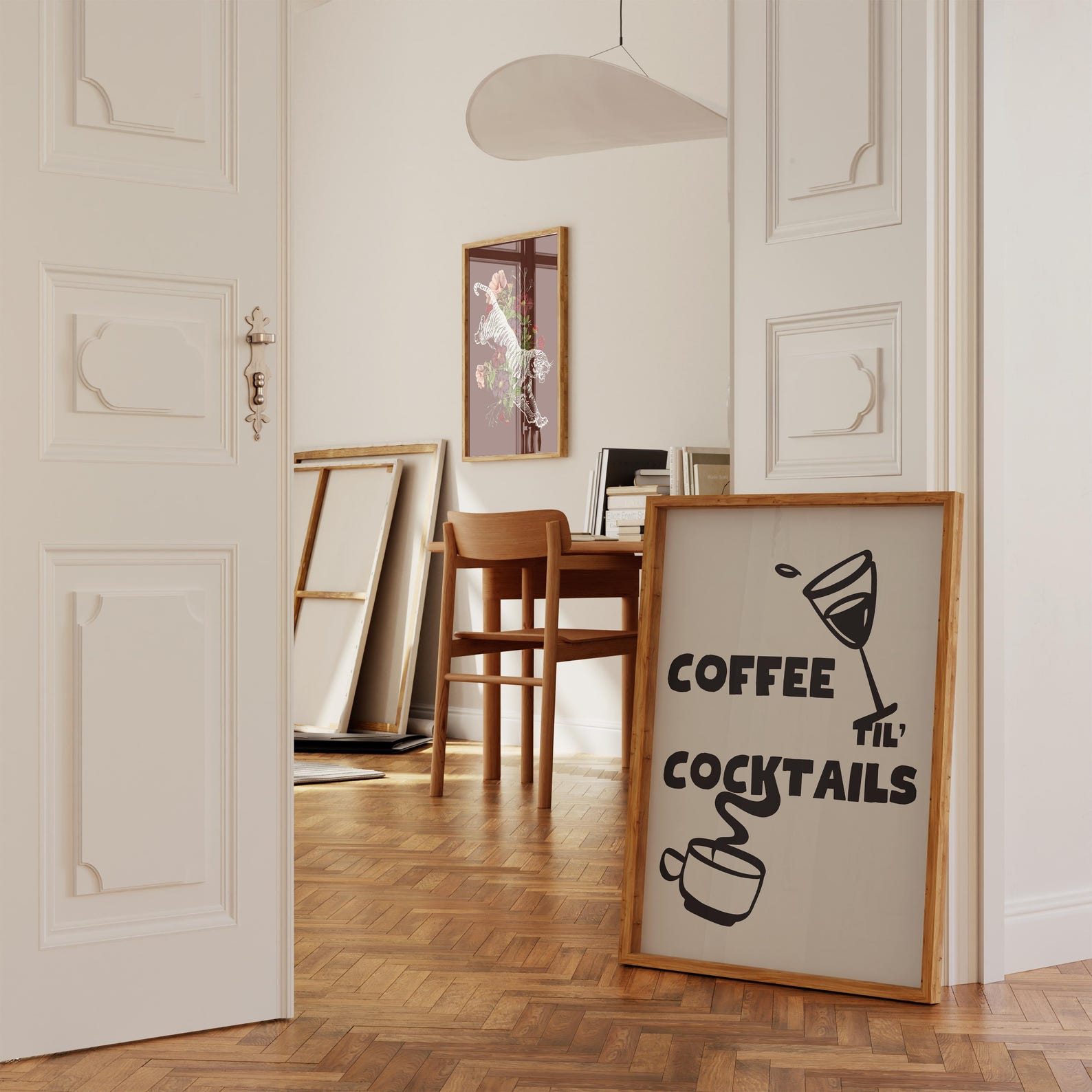 Coffee Til' Cocktails, Bar Cart Art, Coffee Bar Print, Cocktails ...