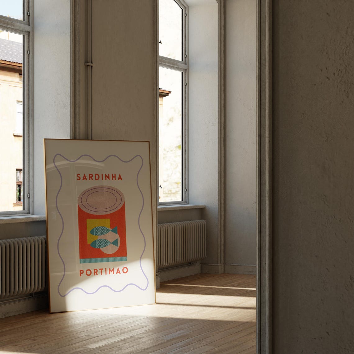 Sardines Art, Retro Sardines Art, Trendy Wall Art, Sardine Tin ...