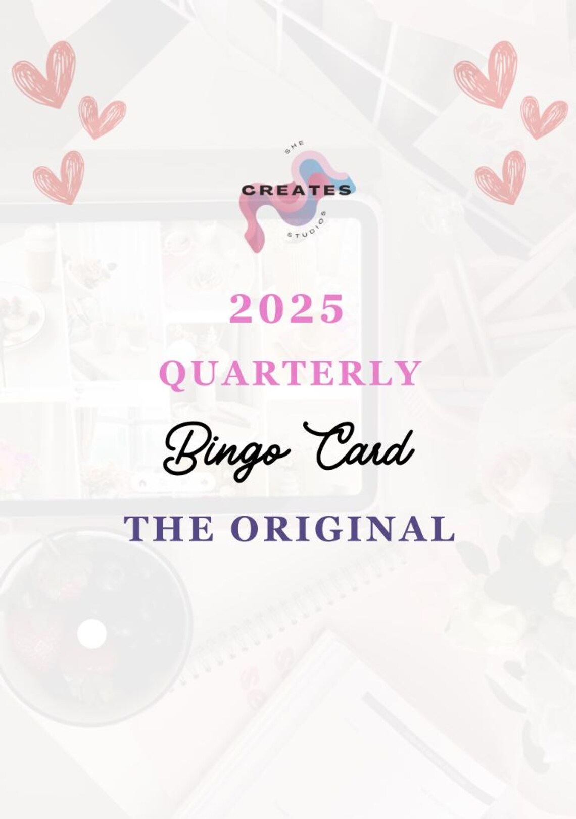 Quarterly Edition: (original) Bingo Card Template (editable via Canva ...