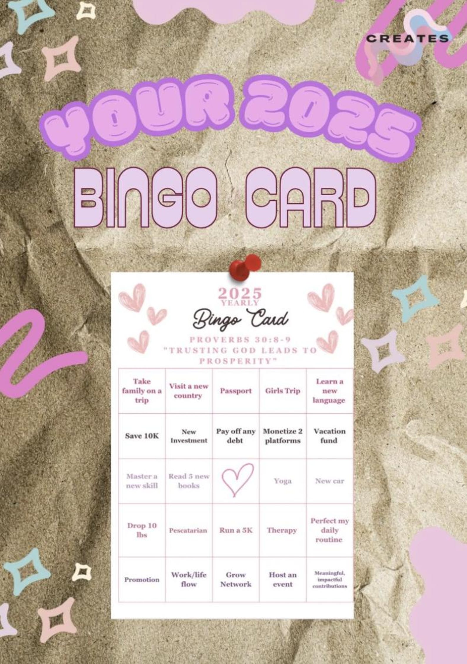 The BIG Vision Board Party Pack - Etsy