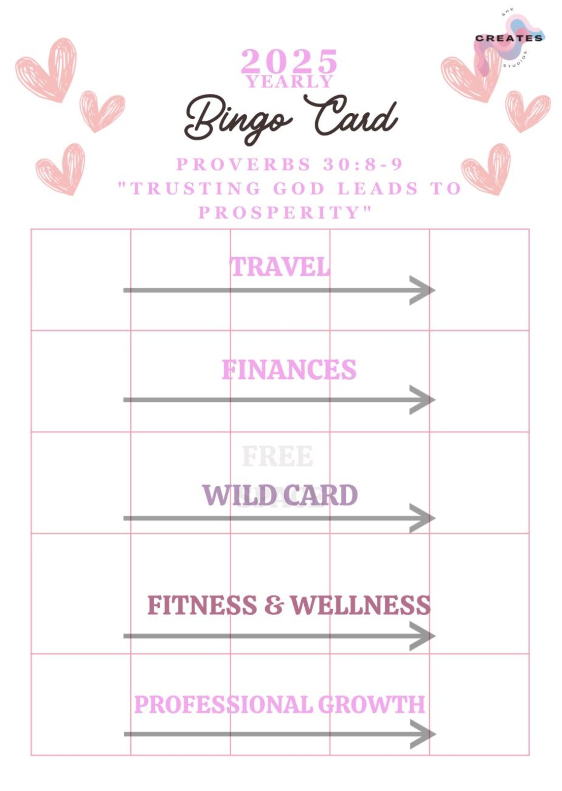 2025 Bingo Card Template yearly editable via Canva Downloadable - Etsy