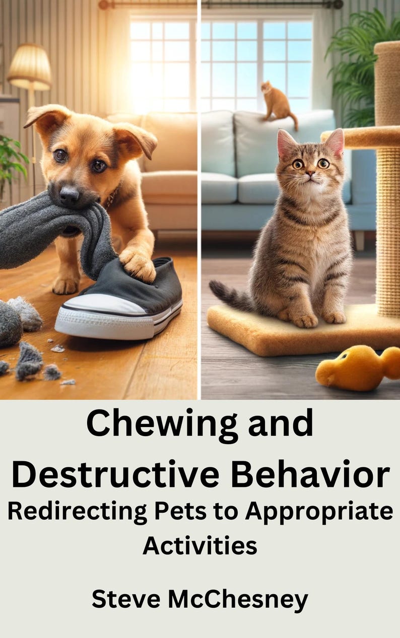 Chewing and Destructive Behavior: Redirecting Pets to Appropriate ...