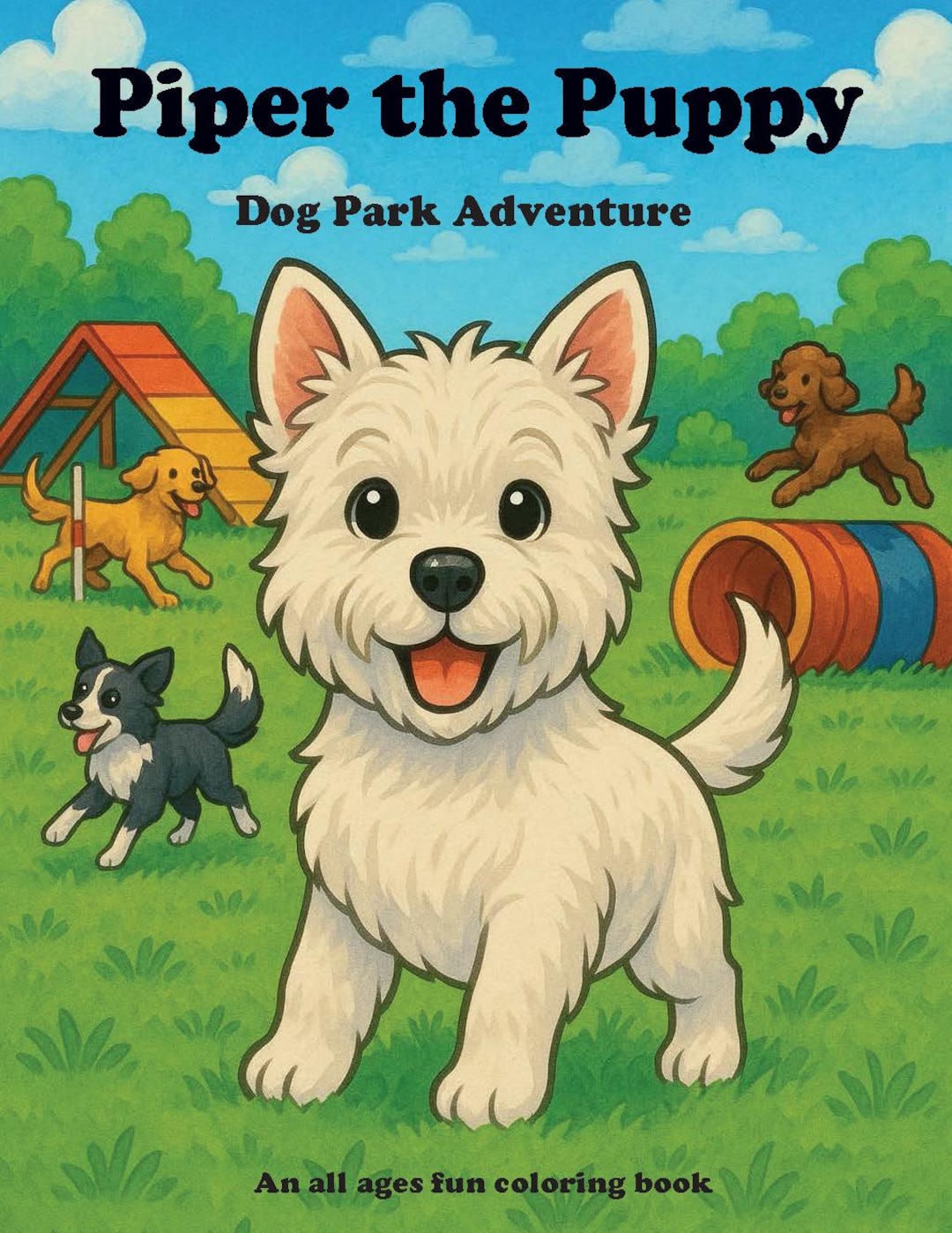 Piper the Puppy - Dog Park Adventure - Etsy