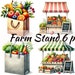 Farm Stand Clipart- Farmers Market Stand- Commercial Collection Resh ...