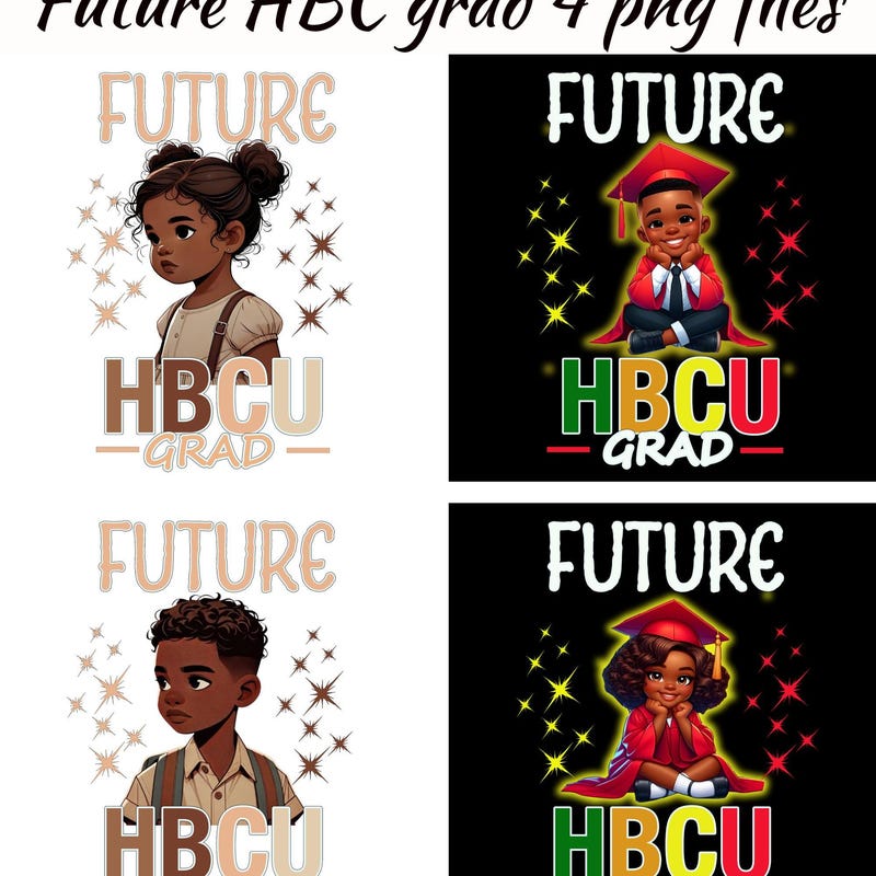 Hbcu Grad Clipart - Etsy