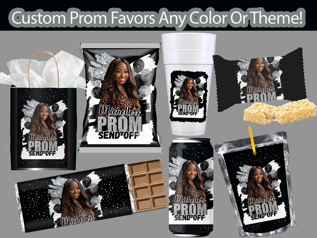 Prom Send off Favors Prom Party Favors, Prom Party Label, Custom Prom ...