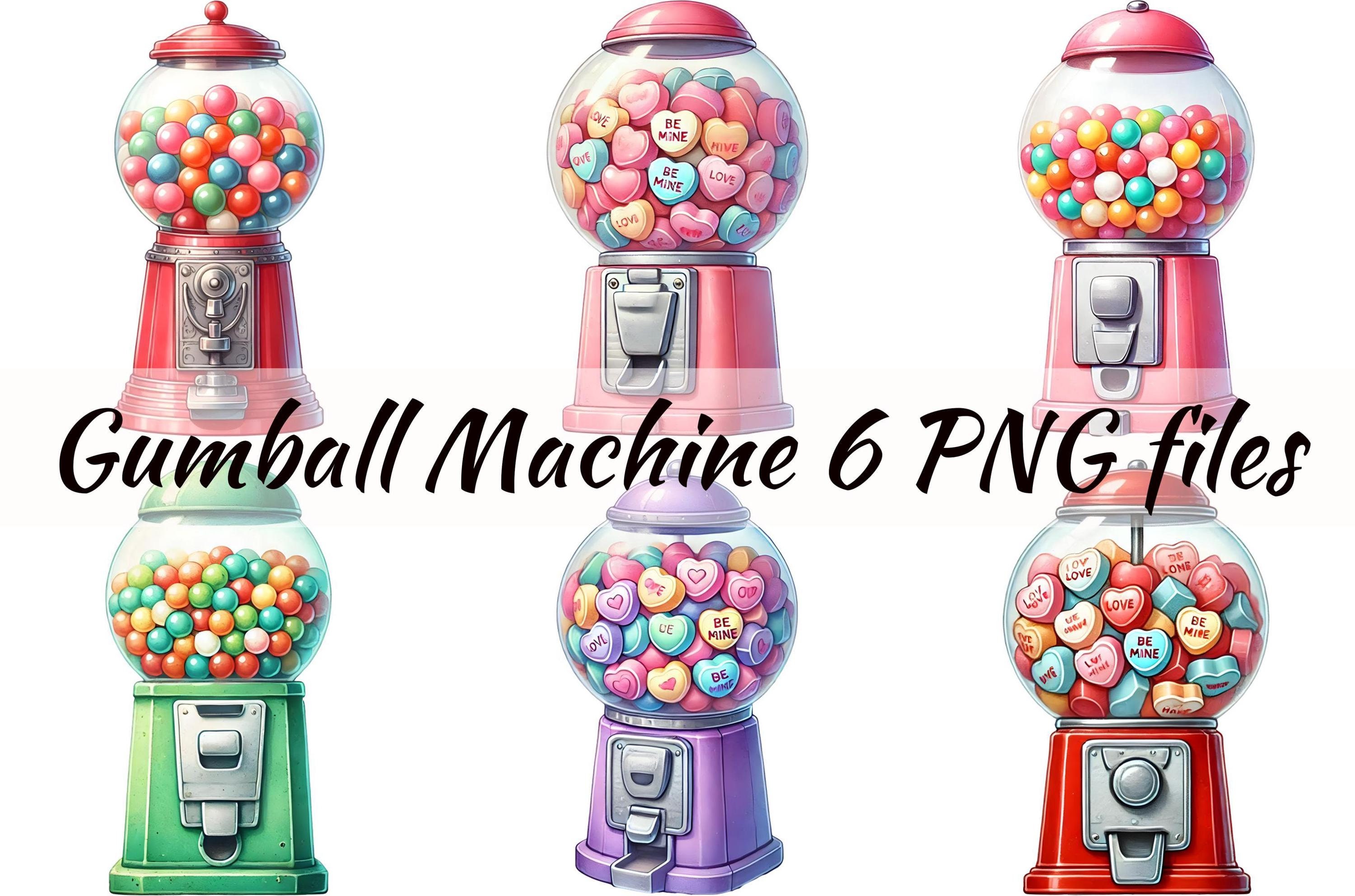 Gumball Machine Clipart PNG Candy Clip Art Commercial Use Be Mine Heart ...