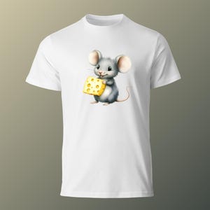 Mouse With Cheese Clipart- Commercial Use Watercolor Mouse With Cheese ...