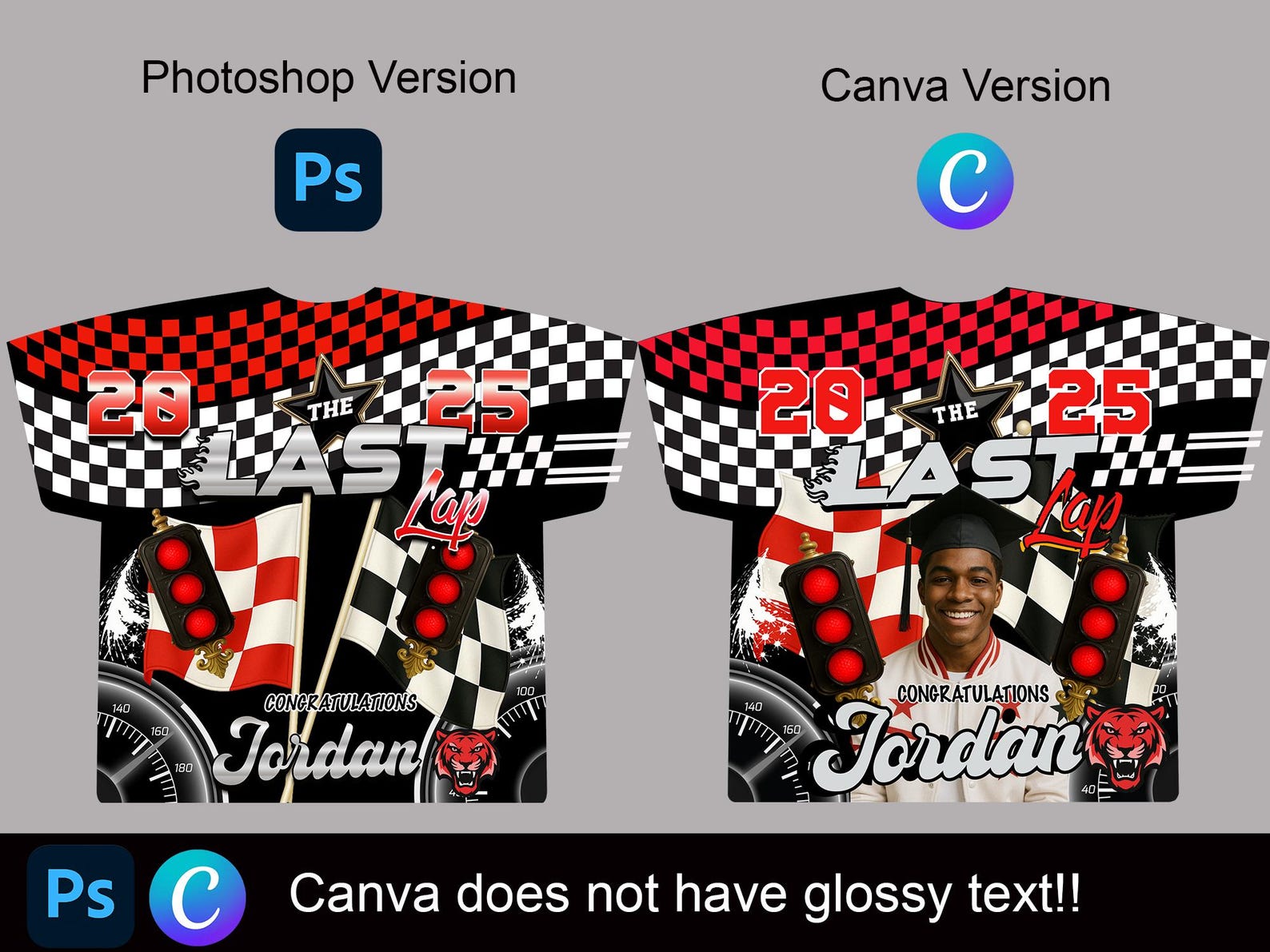 3d Shirt Template Graduation Red and Black the Last Lap All Over T ...