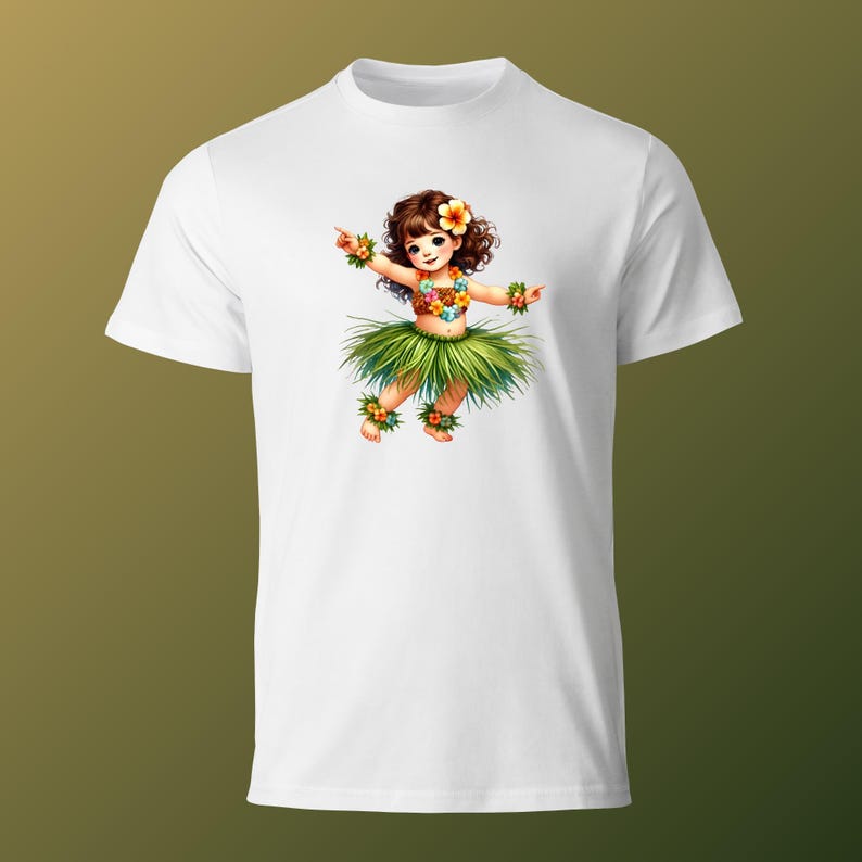 Hula Girl Clipart- Commercial Use - Etsy UK