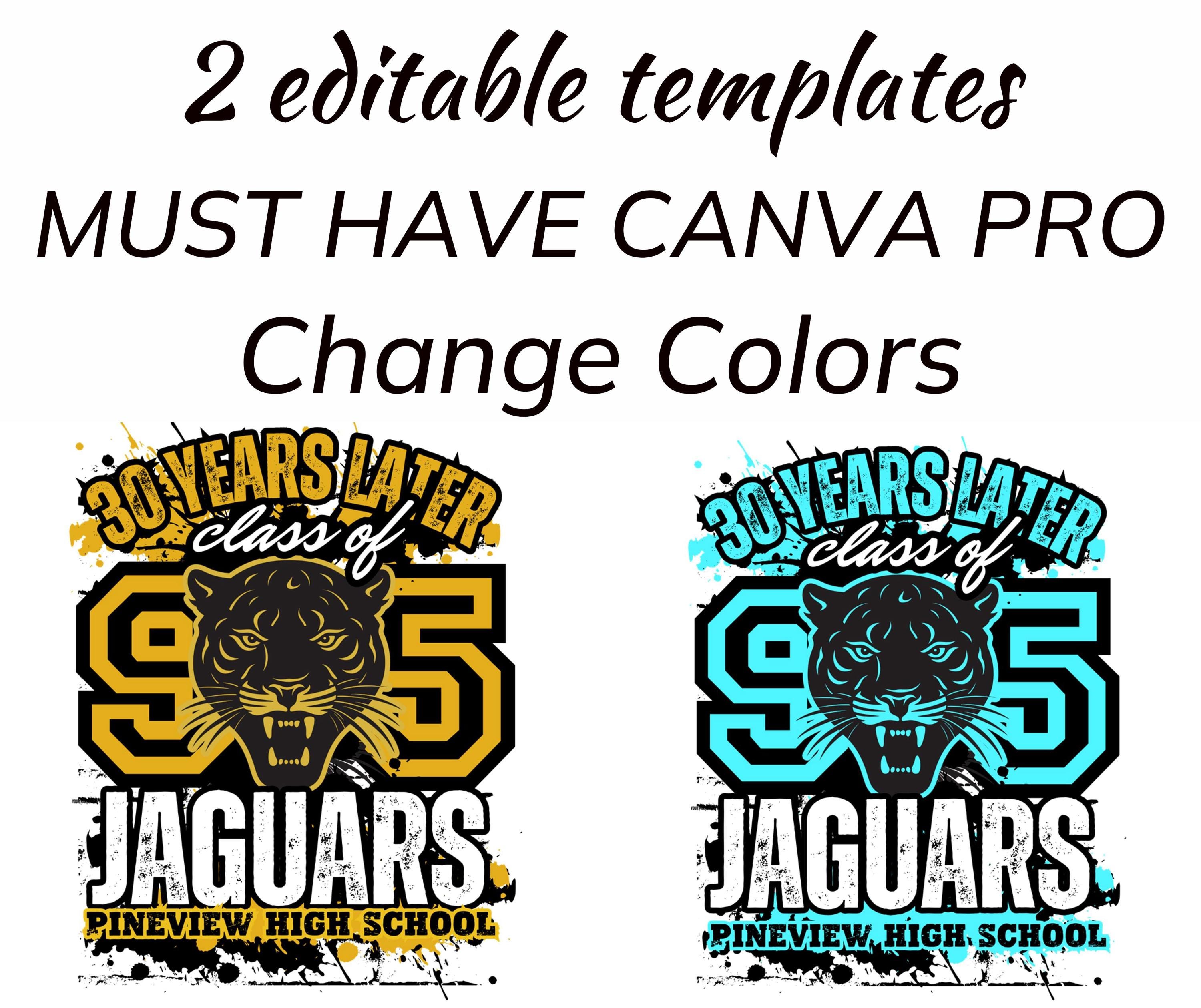 Football Reunion Alumni T-shirt Template Editable Canva Design for Game ...