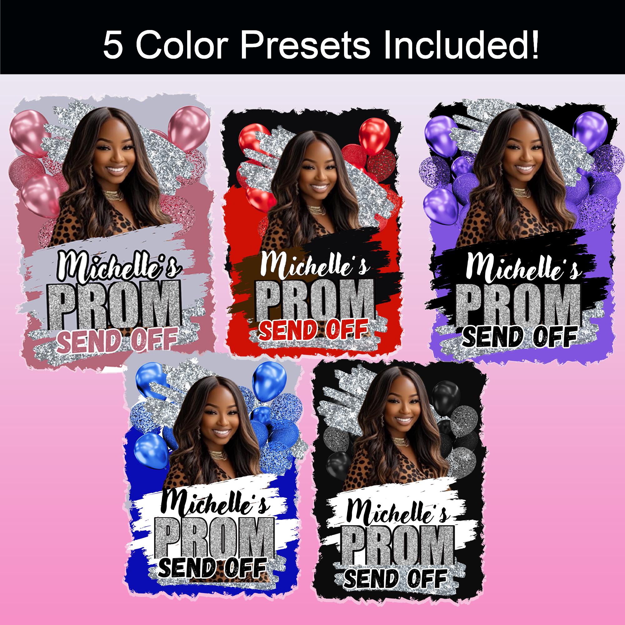 Prom Send off Shirt Template Canva Template High School Graduation ...