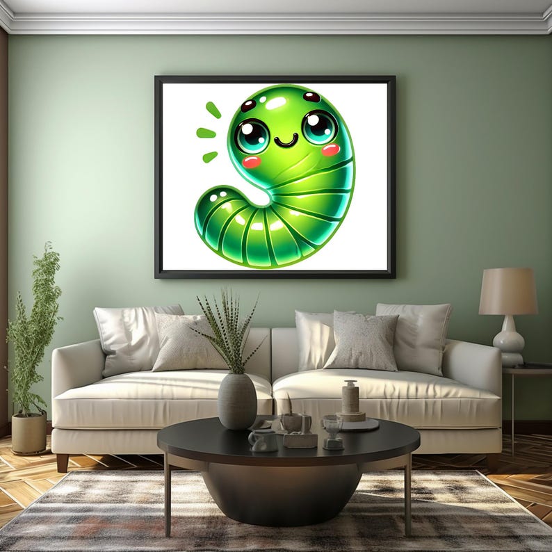 Gummy Worm Clip Art Collection-commercial Use Gummies Worms-png ...