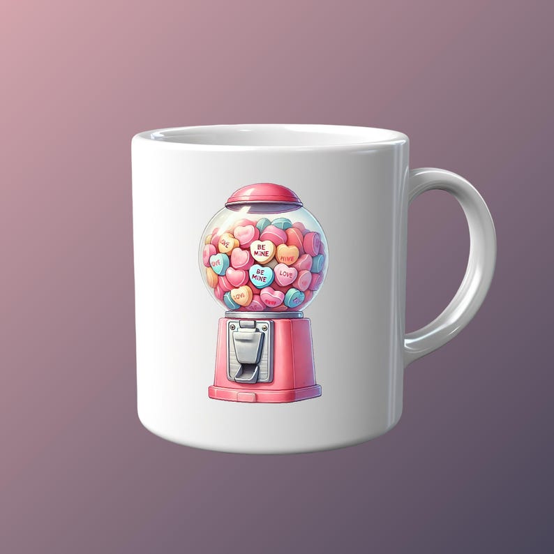 Gumball Machine Clipart PNG Candy Clip Art Commercial Use Be Mine Heart ...