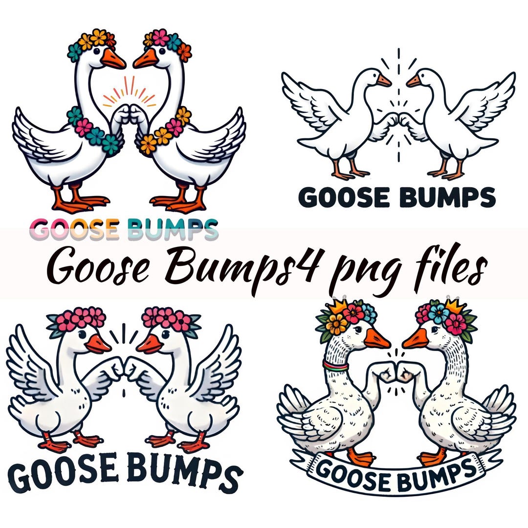 Goosebumps Clipart- Commercial Use- Geese Bumps Png Bundle - Etsy